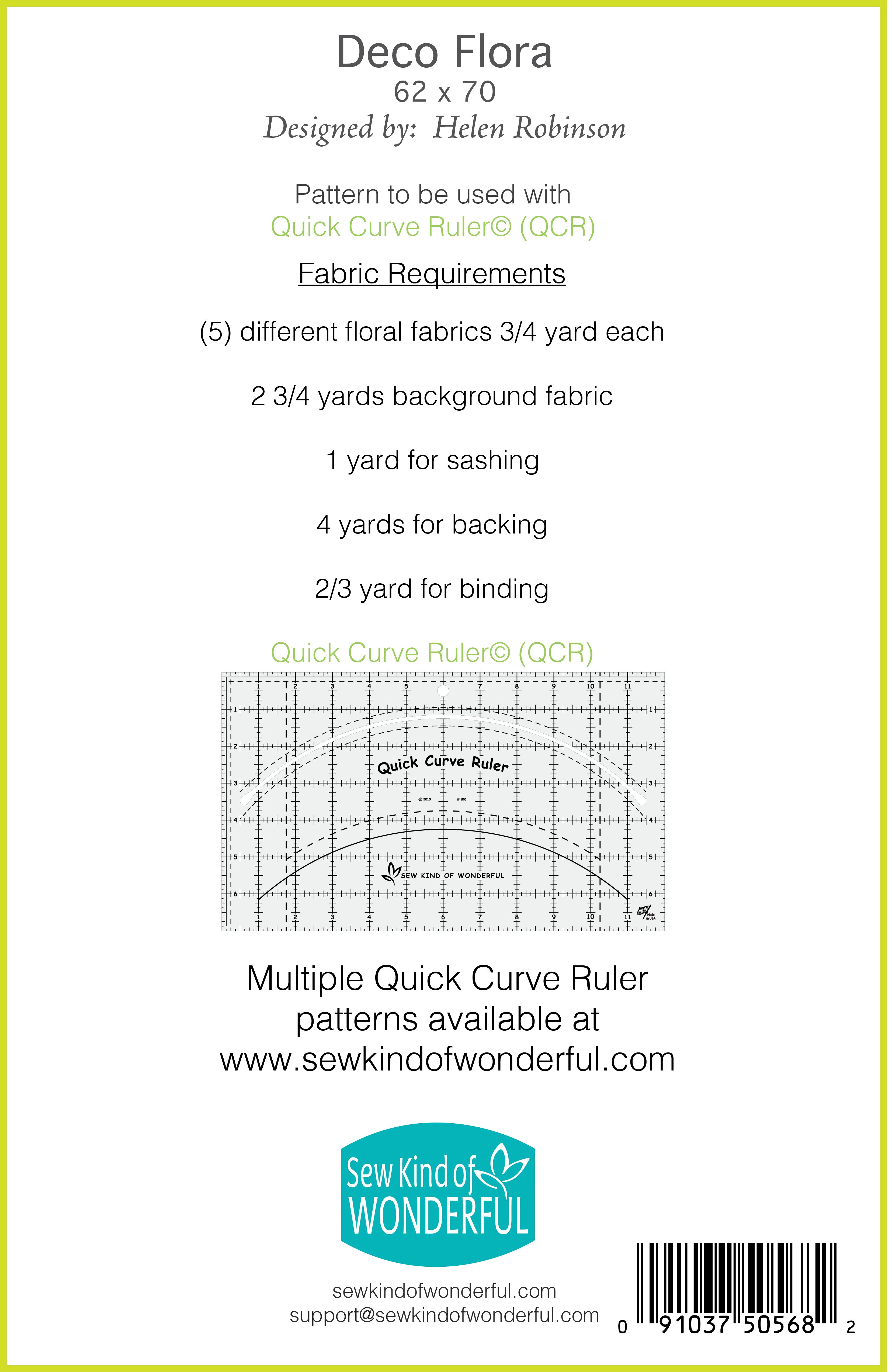 Quick Curve Ruler Patterns – Page 2 – Sew Kind of Wonderful