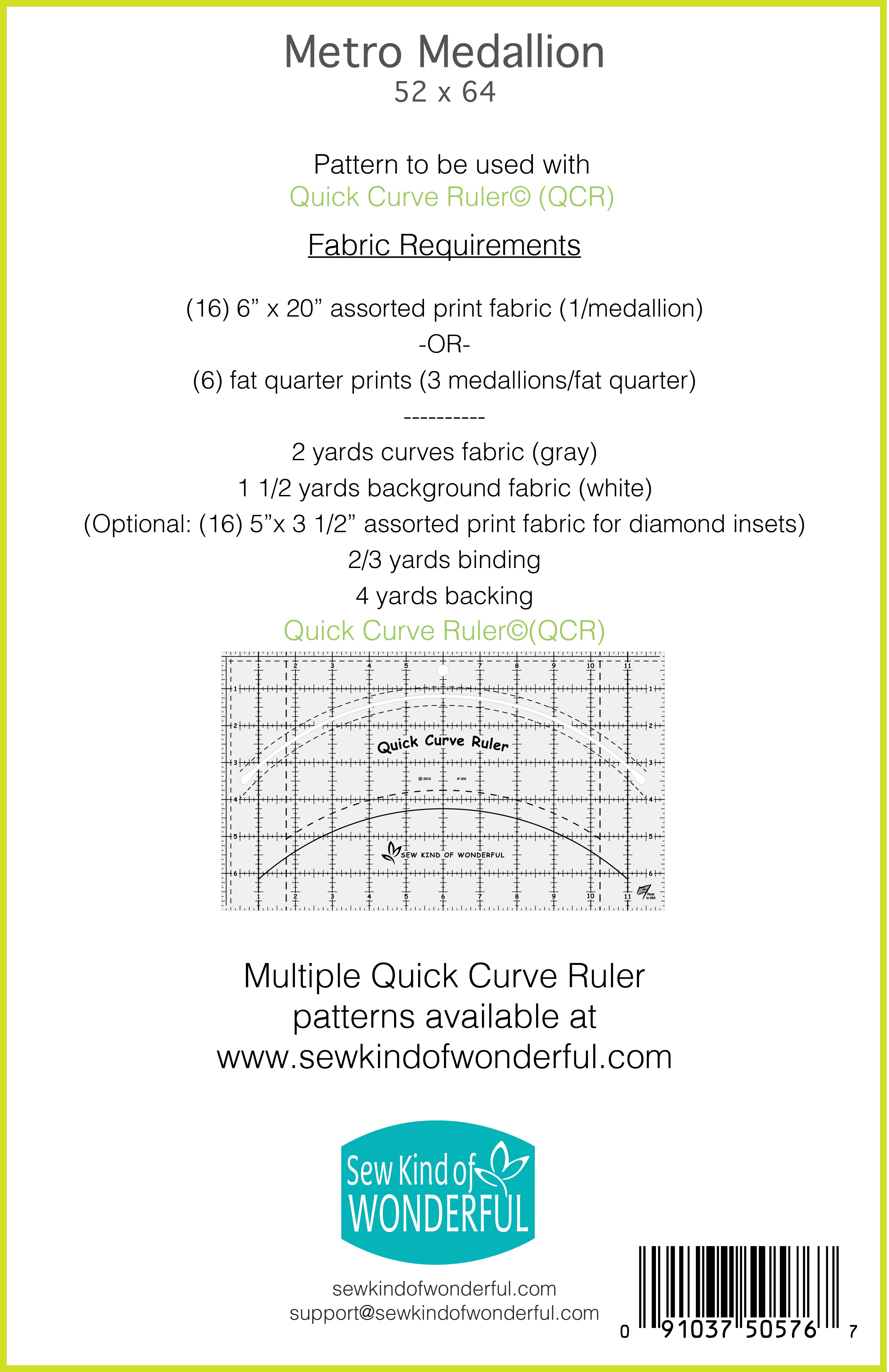 Quick Curve Ruler Patterns – Sew Kind of Wonderful