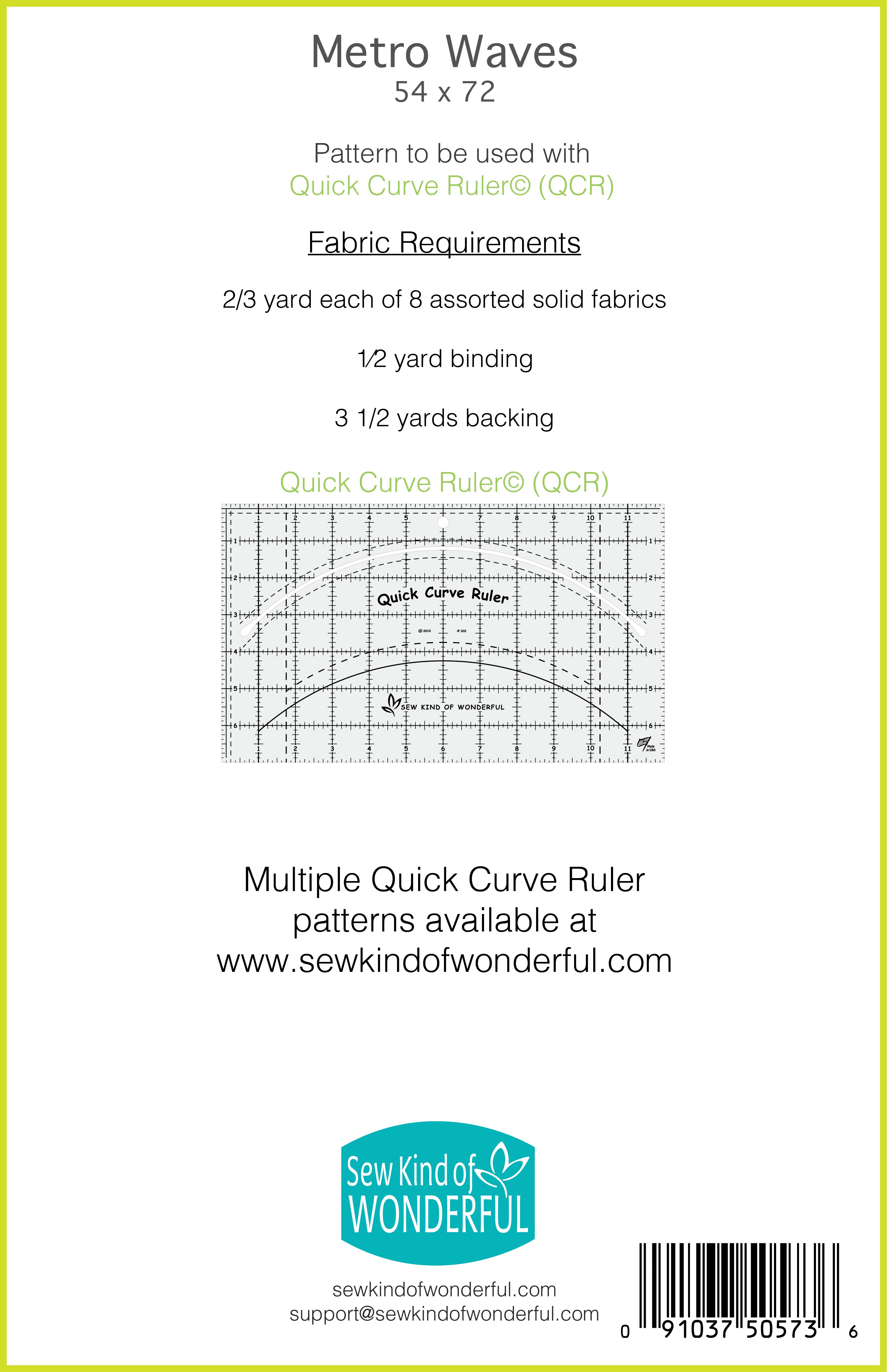 Quick Curve Ruler Patterns – Page 2 – Sew Kind of Wonderful