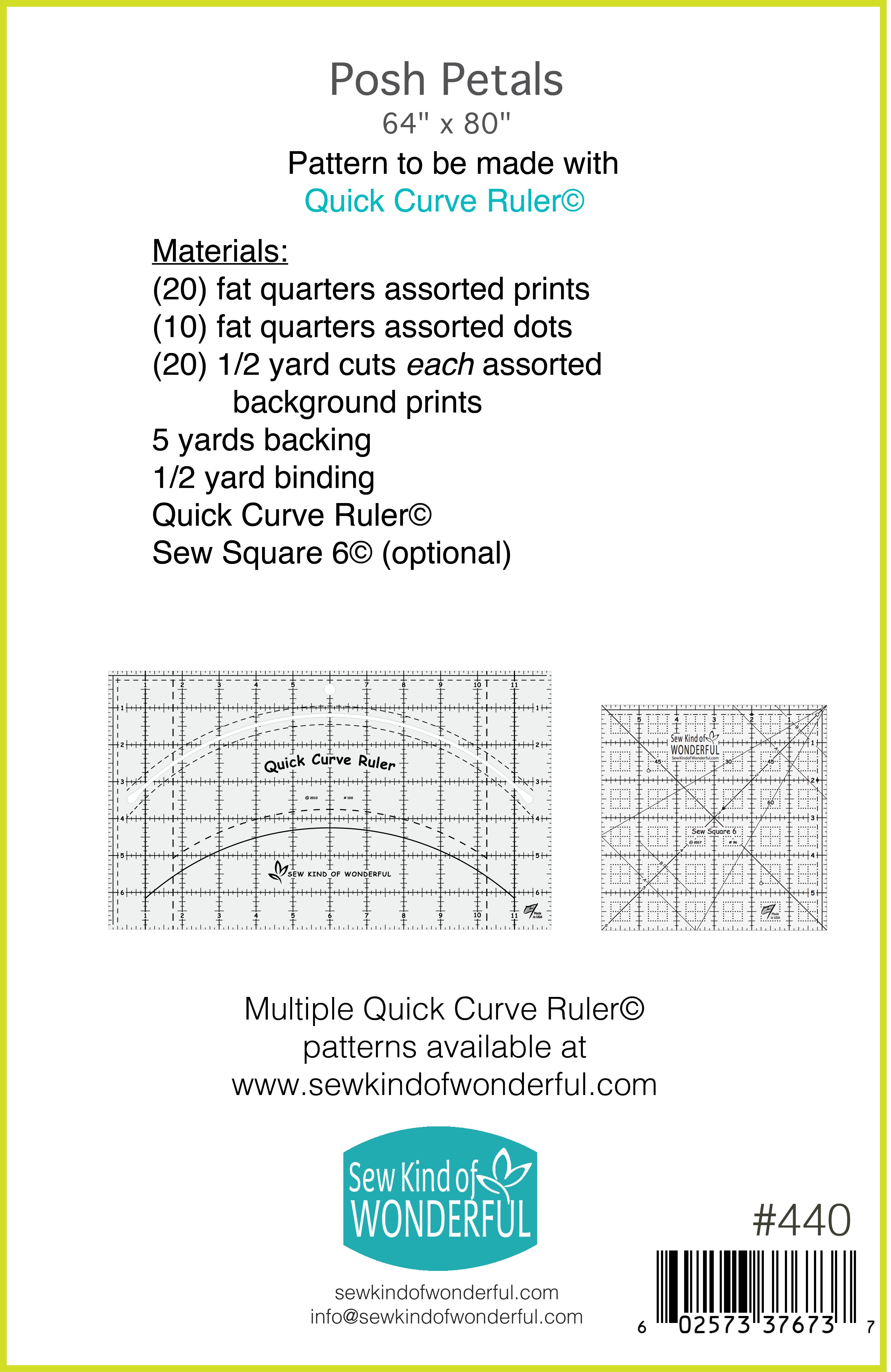 Quick Curve Ruler Patterns – Sew Kind of Wonderful