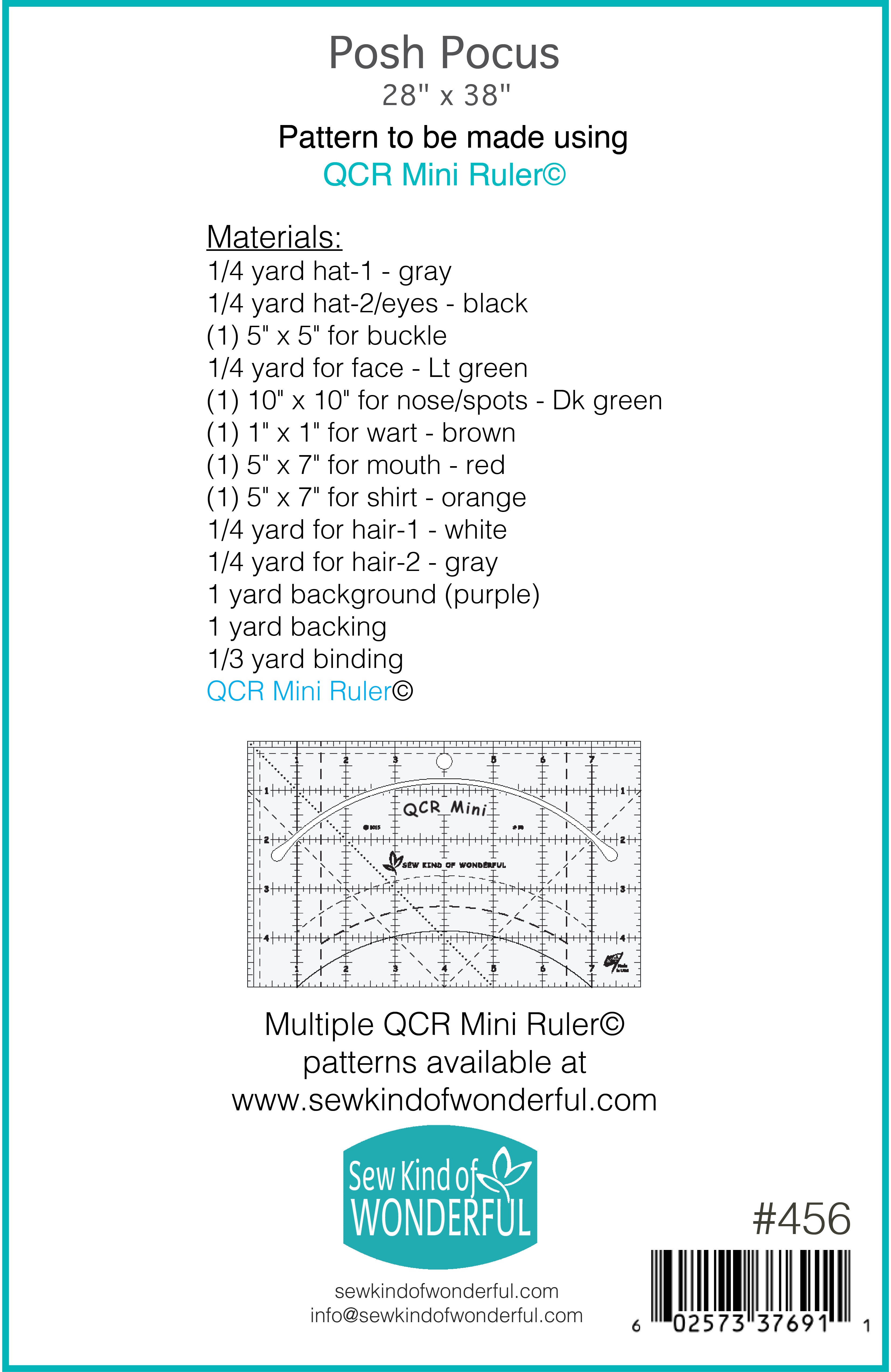 QCR Mini Ruler Patterns – Sew Kind of Wonderful