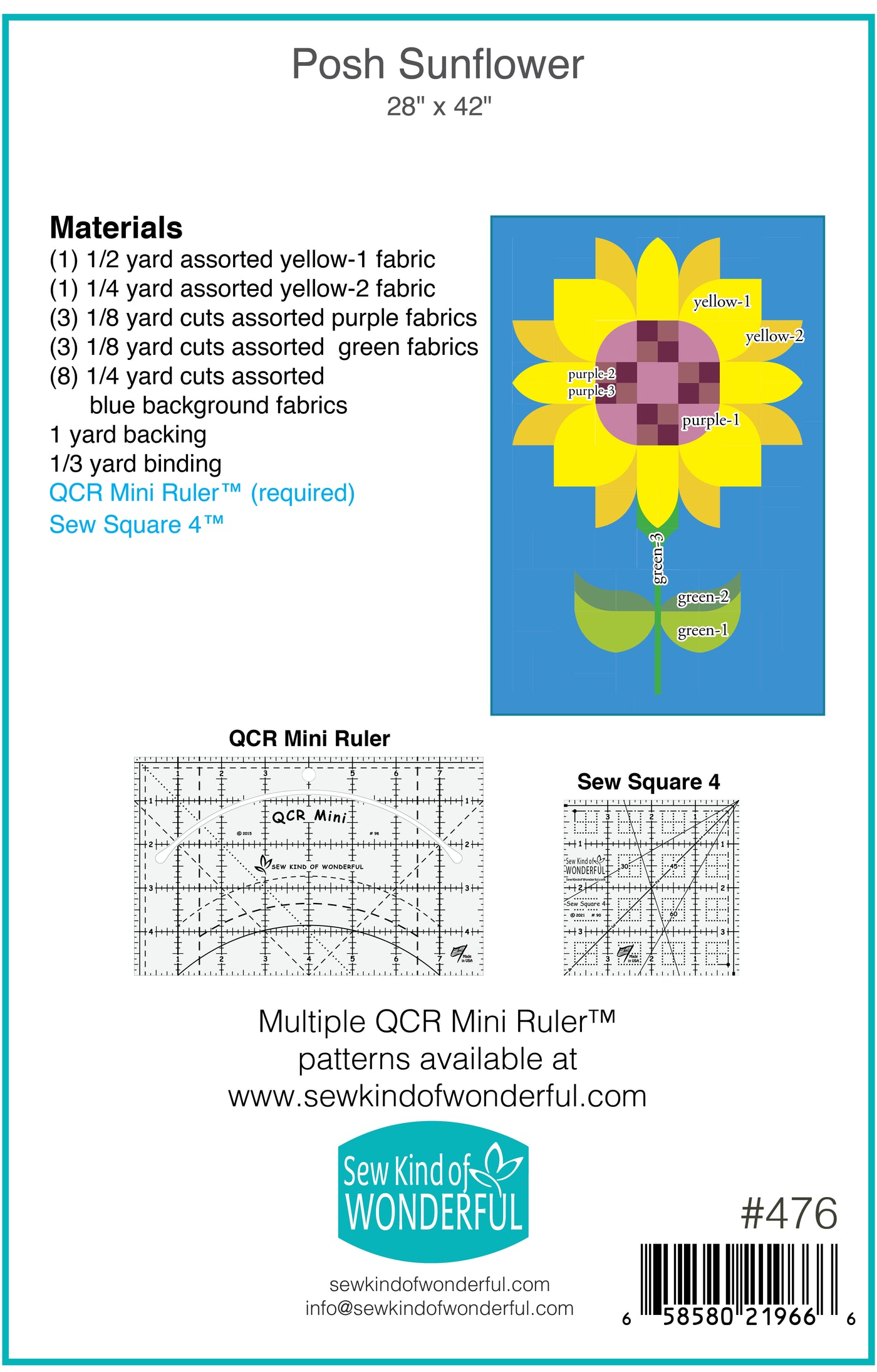 Posh Sunflower (PDF)