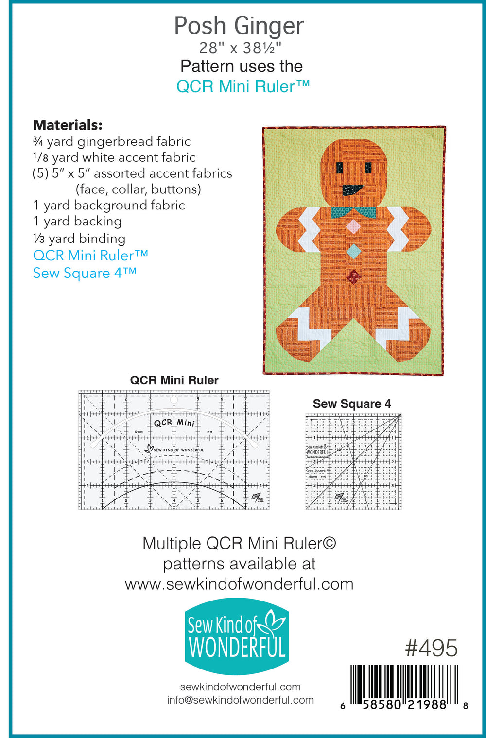 Posh Ginger Ruler/Pattern Combo