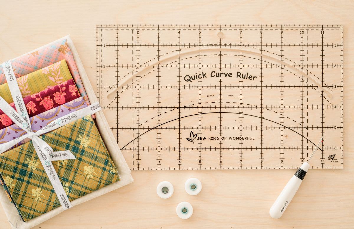 Curvy Log Cabin Quilt Pattern (PDF)