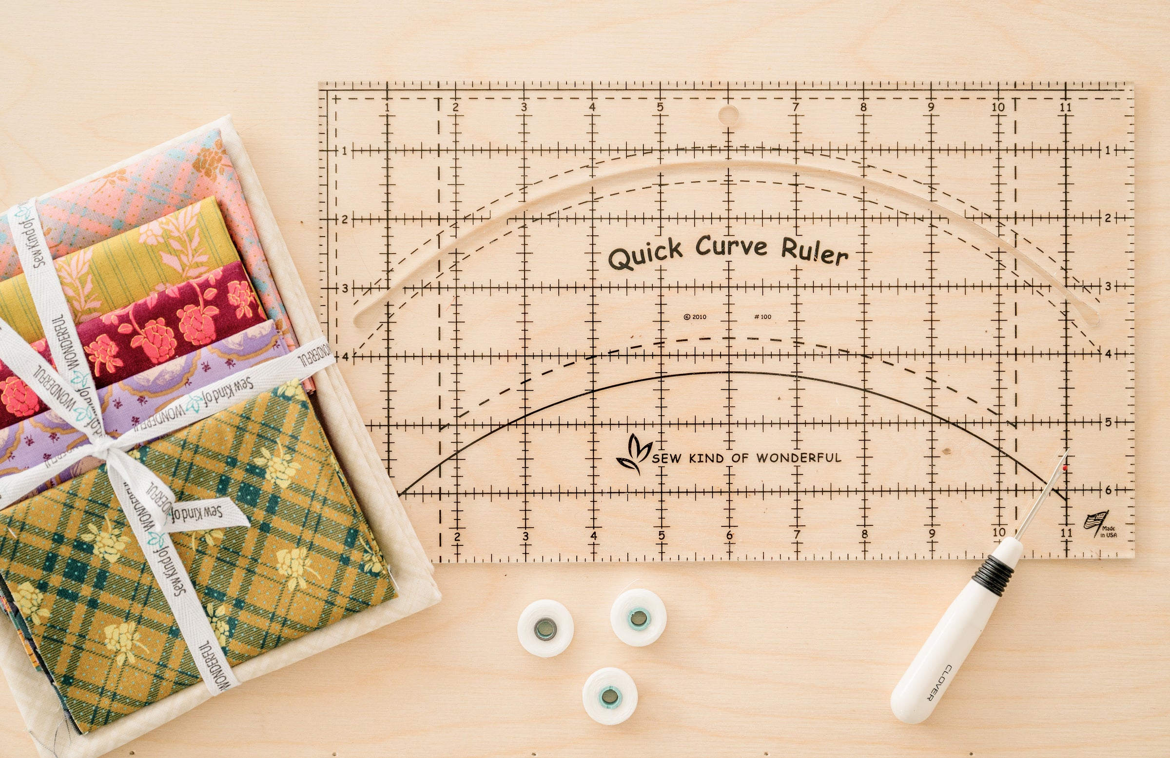 Curvy Log Cabin Quilt Pattern (PDF)