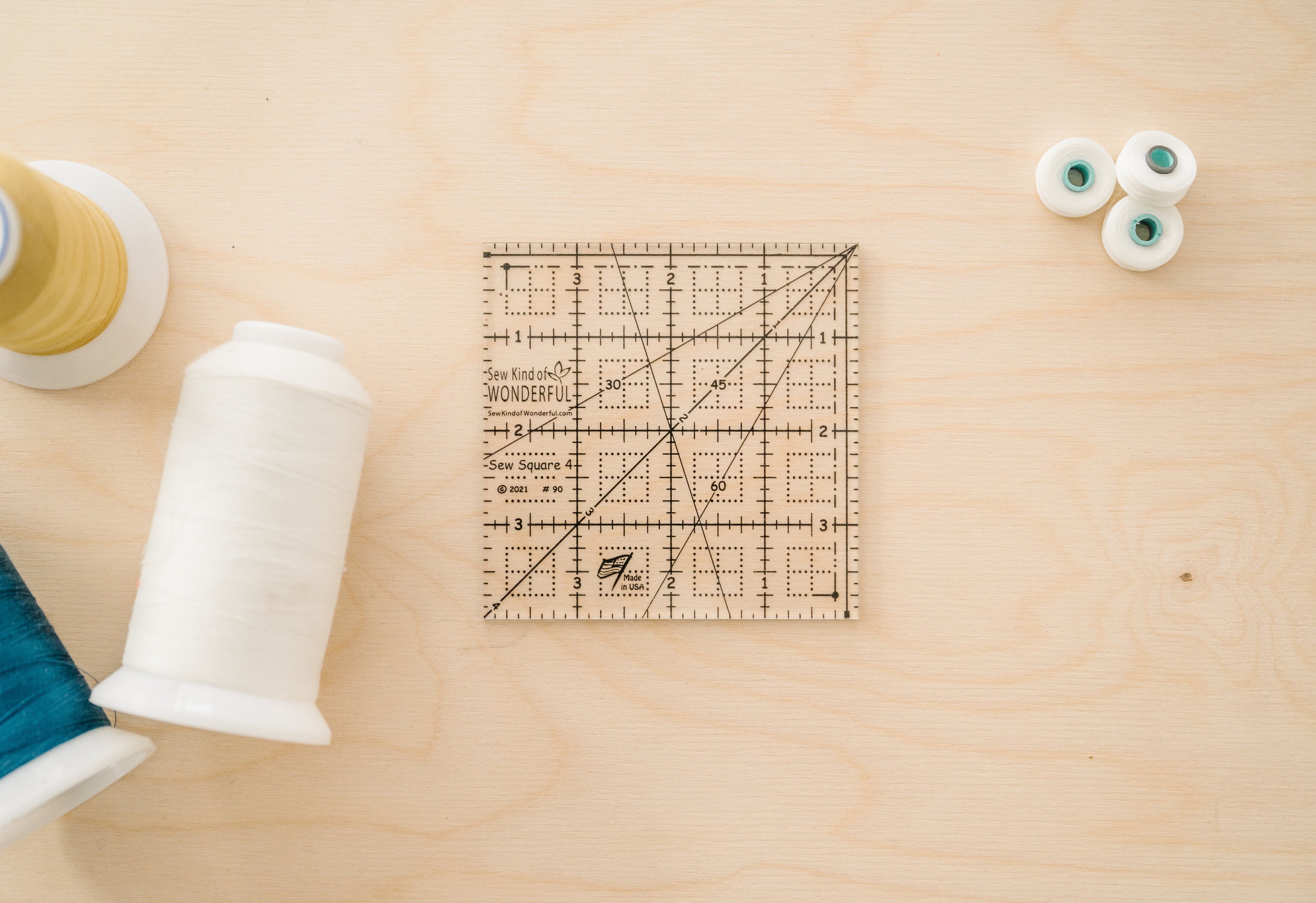 Sew Square Ruler Set (4"-6"-8"-10")