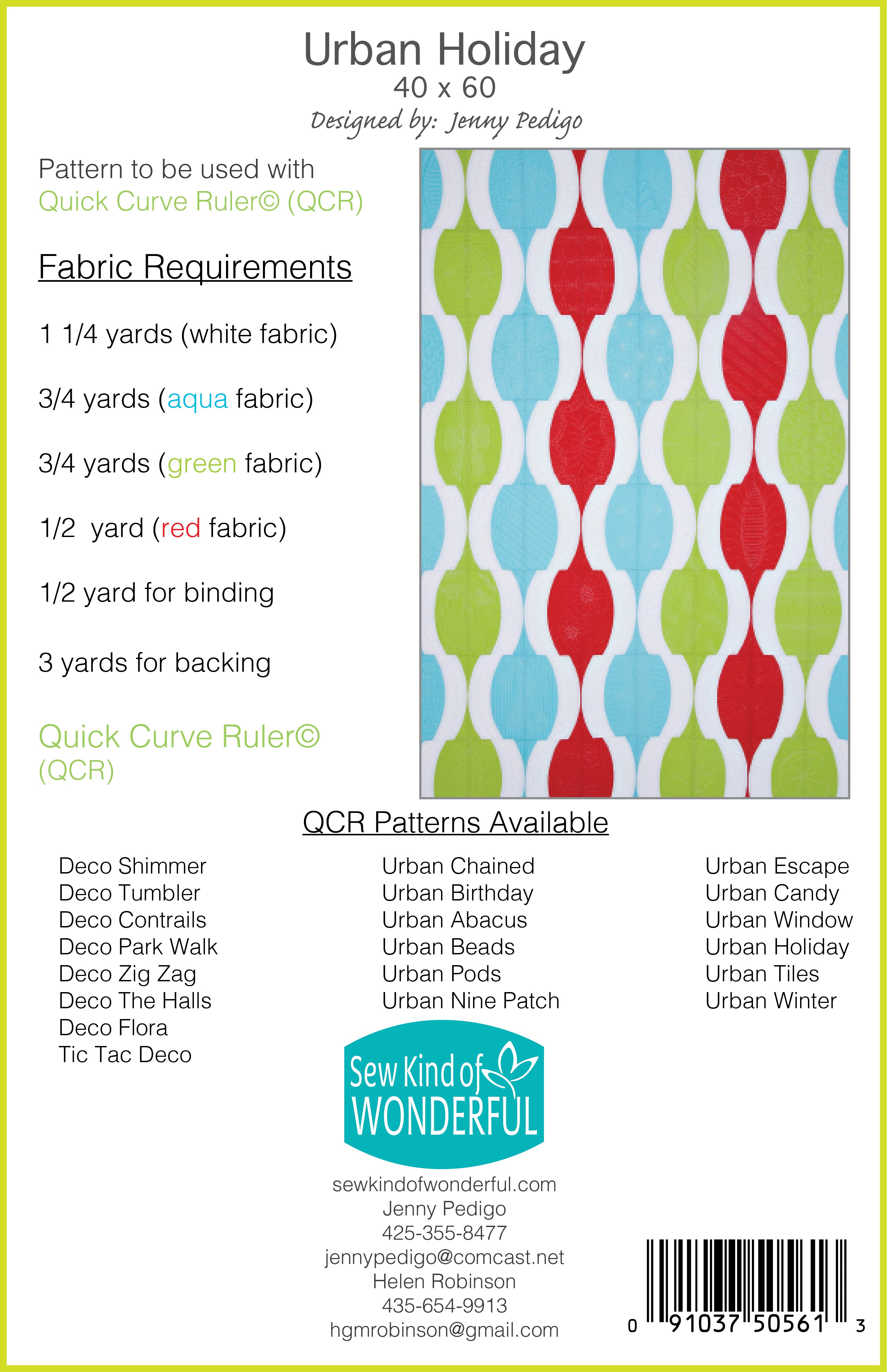 Urban Holiday – Sew Kind of Wonderful