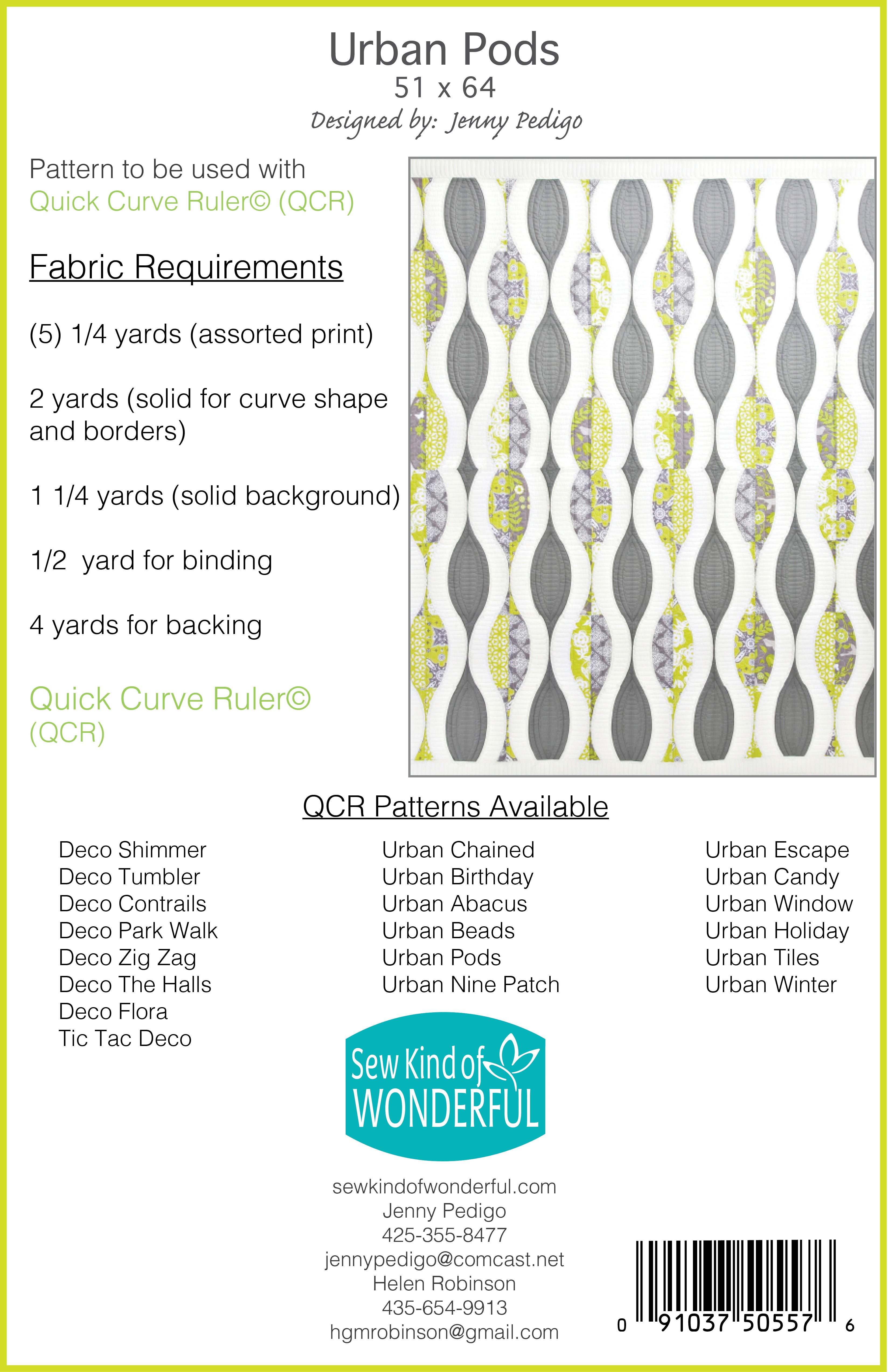 Quick Curve Ruler Patterns – Page 2 – Sew Kind of Wonderful