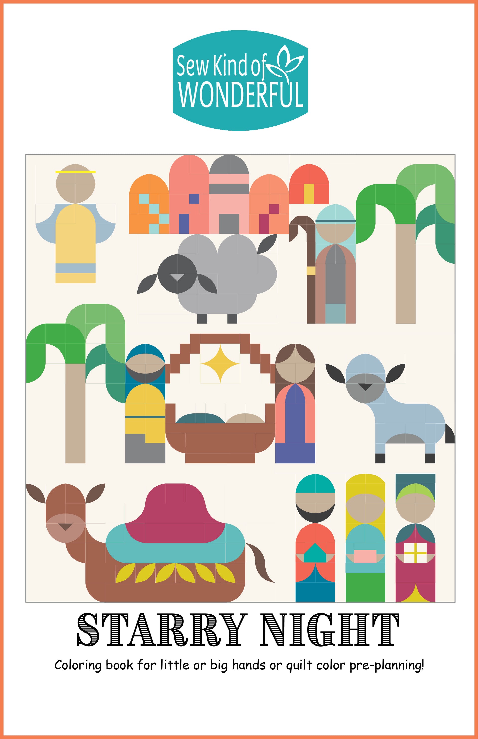 coloring book starry night